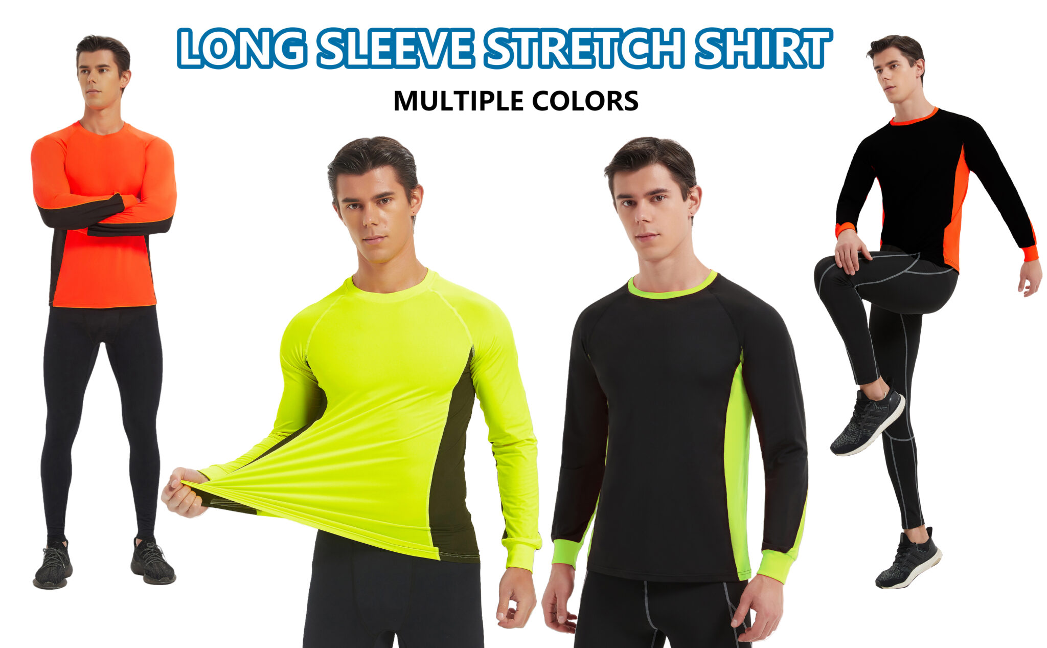 Green/Black men’s Long Sleeve – t-acre